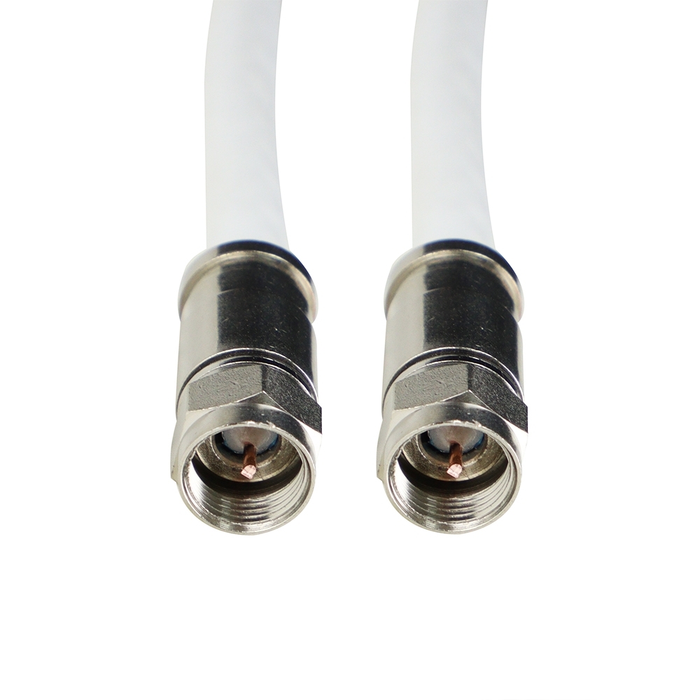 CABO COAXIAL RF06 COM CONECTOR RG06 1,2 METROS - DUAL COMP