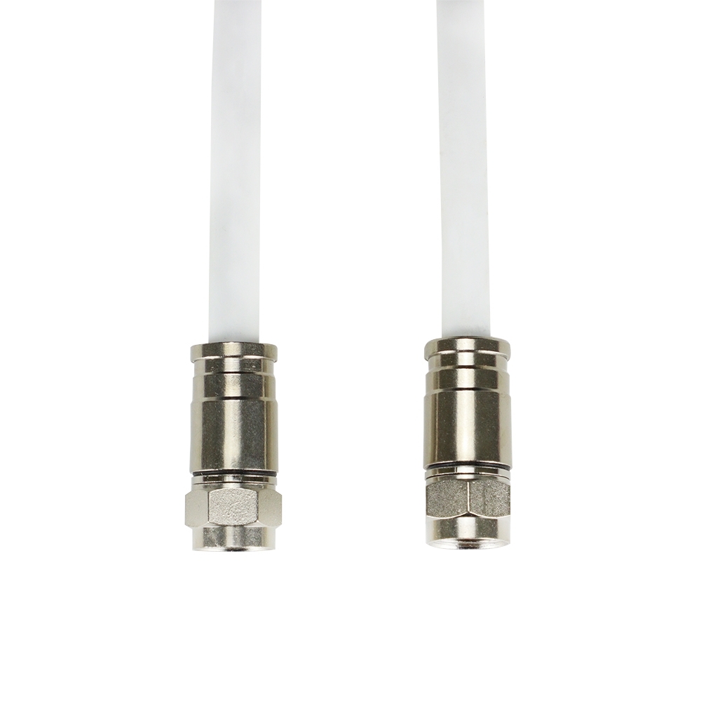 CABO COAXIAL RF06 COM CONECTOR RG06 1,2 METROS - DUAL COMP